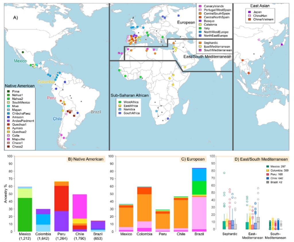 Latin Americans show widespread Mediterranean and North African ...