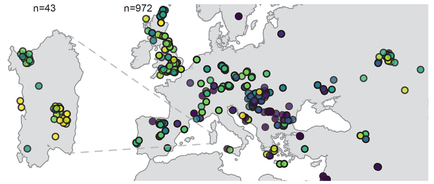 Ancient Sardinia hints at Mesolithic spread of R1b-V88, and Western EEF ...
