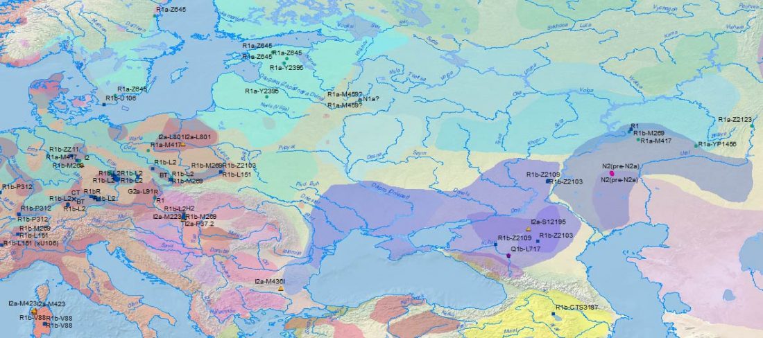 Yamnaya replaced Europeans, but admixed heavily as they spread to Asia ...