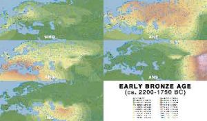 Spread of Indo-European and Uralic speakers in ADMIXTURE | Indo-European.eu