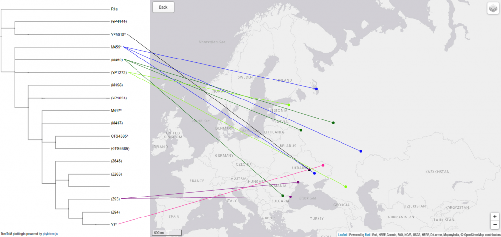 Ancient phylogeography: spread of haplogroups R1b, R1a and N | Indo ...