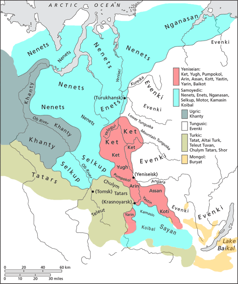 Proto-Yeniseian Homeland | Indo-European.eu